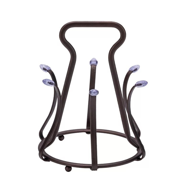 Nordic Style 6 New Style Iron Portable Water Cup Hanger Household Glass ...