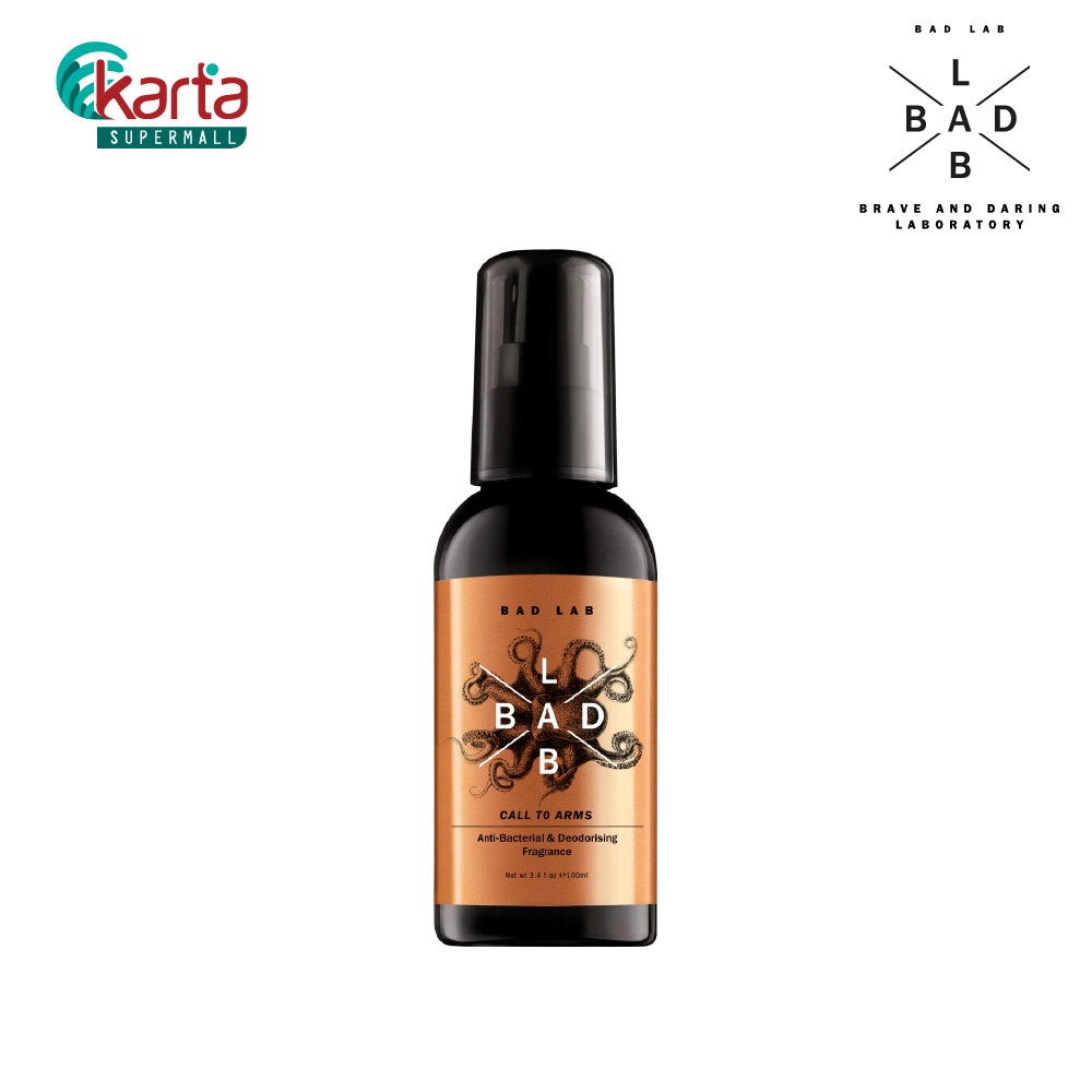 Bad Lab Call to Arms Anti-Bacterial & Deodorising Fragrance (100ml ...