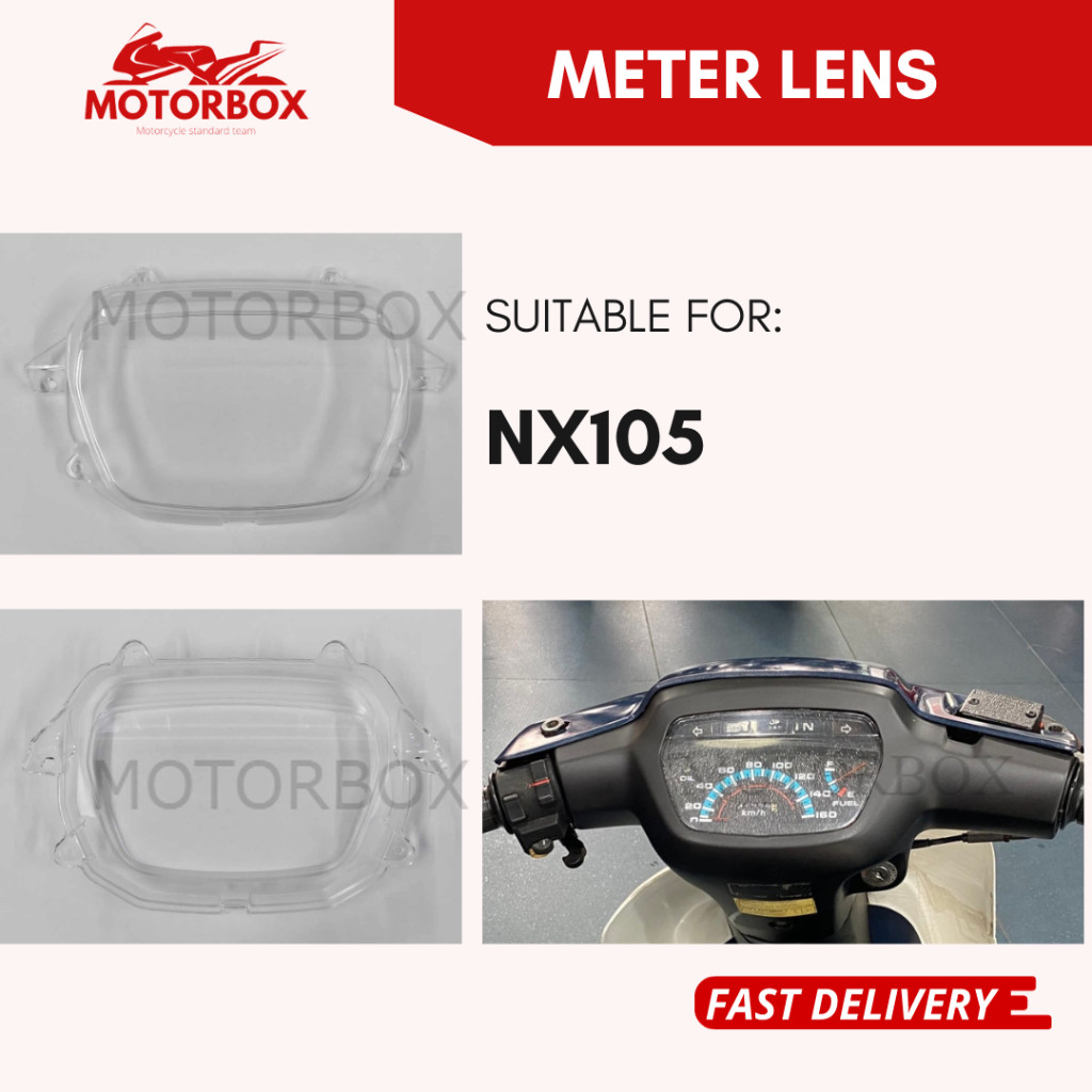 HONDA NX105 METER LENS NX 105 METER CERMIN SPEEDMETER COVER LEN PENUTUP ...