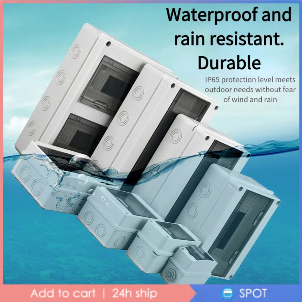 From Spot Waterproof Circuit Breaker Distribution Box 2P/5P/8P | Shopee Malaysia