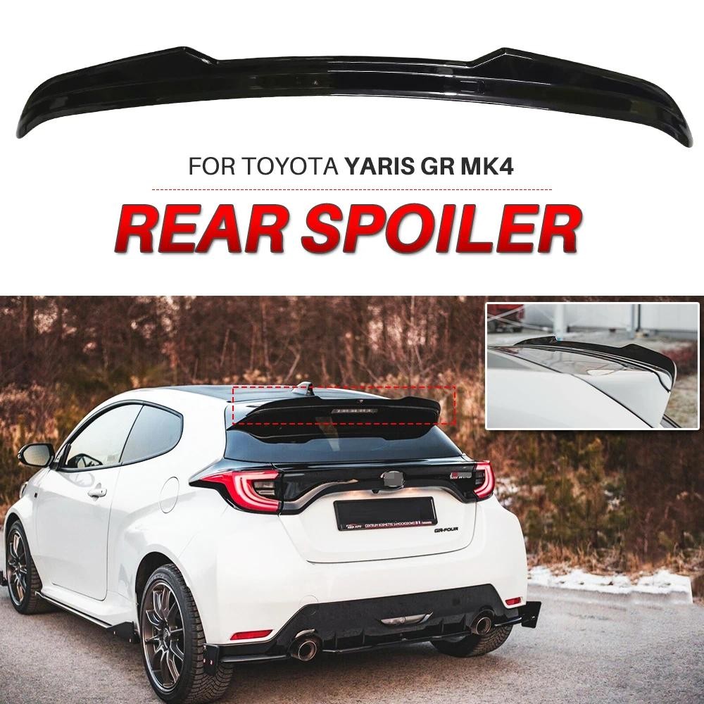 For Toyota Yaris GR4 Spoiler MK4 Rear Wing Extension Cap Tail Car ...