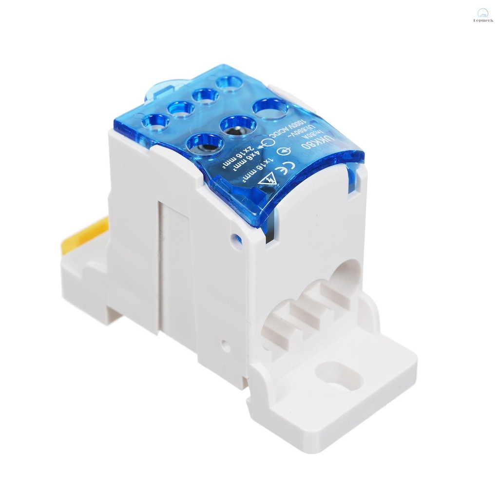 Terminal Distribution Box 1 Pack 6 Positions Screw Terminal Strip ...