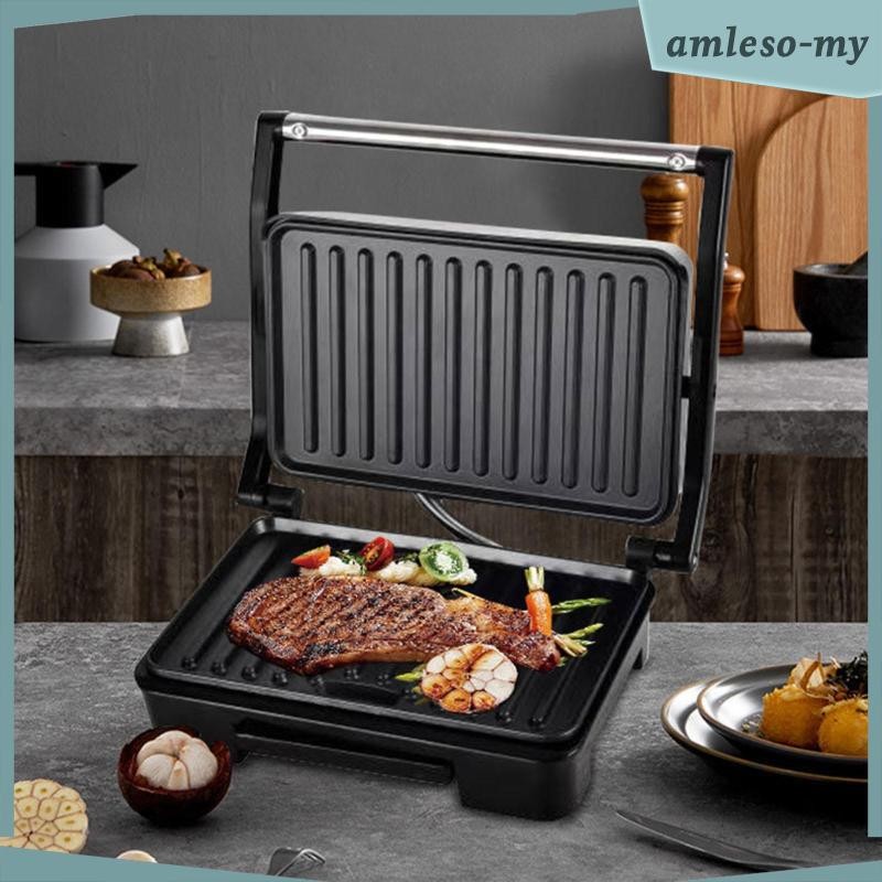 [AmlesoMY] Panini Press Panini Maker with Handle Nonstick Coating ...