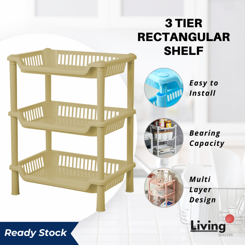 Rectangular Multipurpose Rack Kitchen Rack Bathroom Rack Spice Rack ...