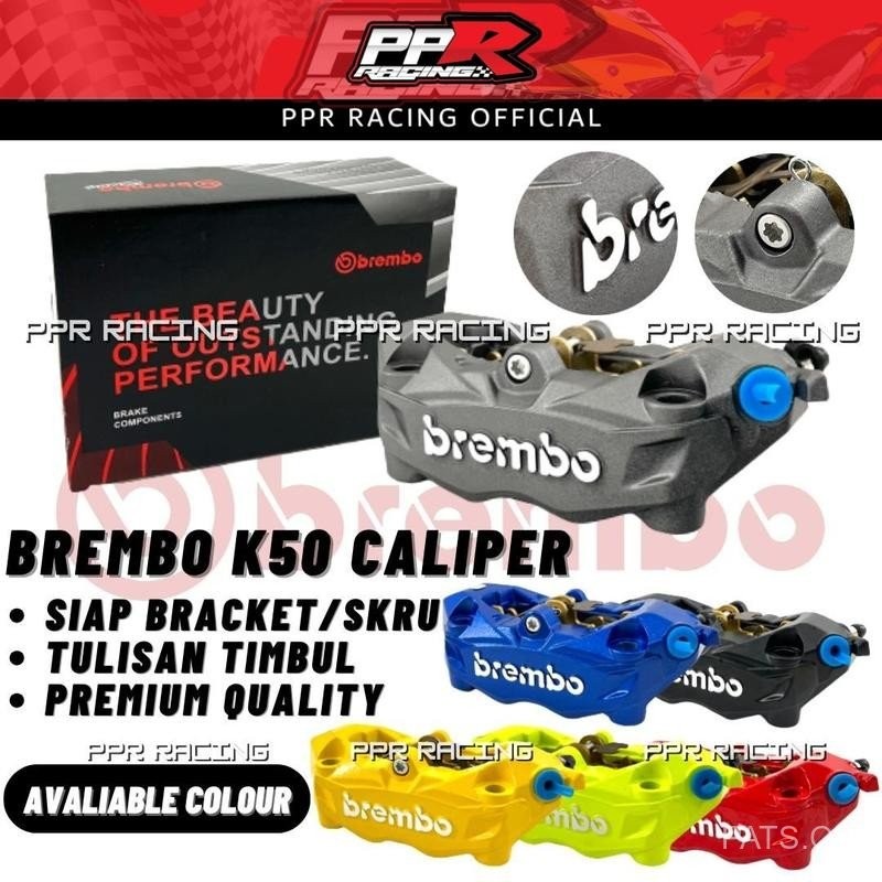 brembo K50 M3 CALIPER PUMP SIAP BRACKET SKRU SIAP SKIM DEPAN BELAKANG ...