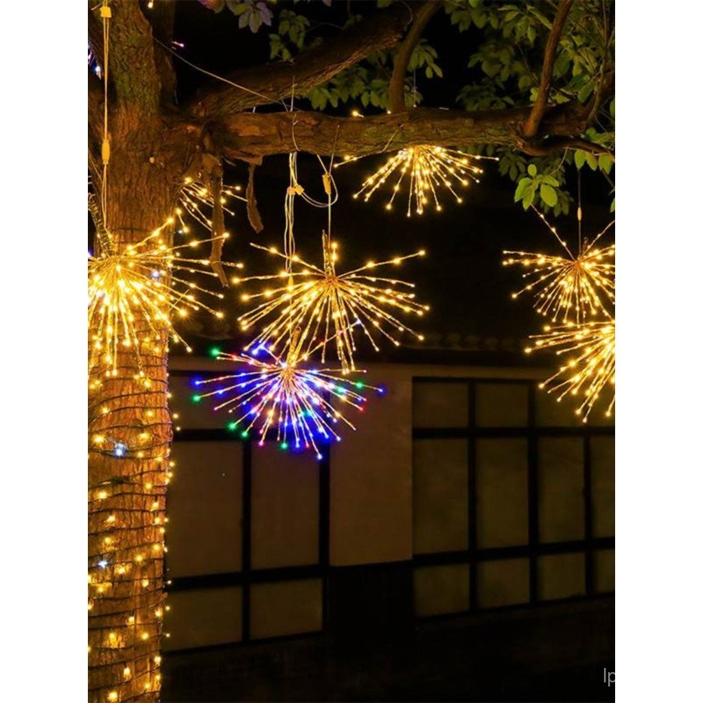 Lampu Rentetan Bunga Api Suria Lampu Langsir Hiasan Krismas Lampu ...