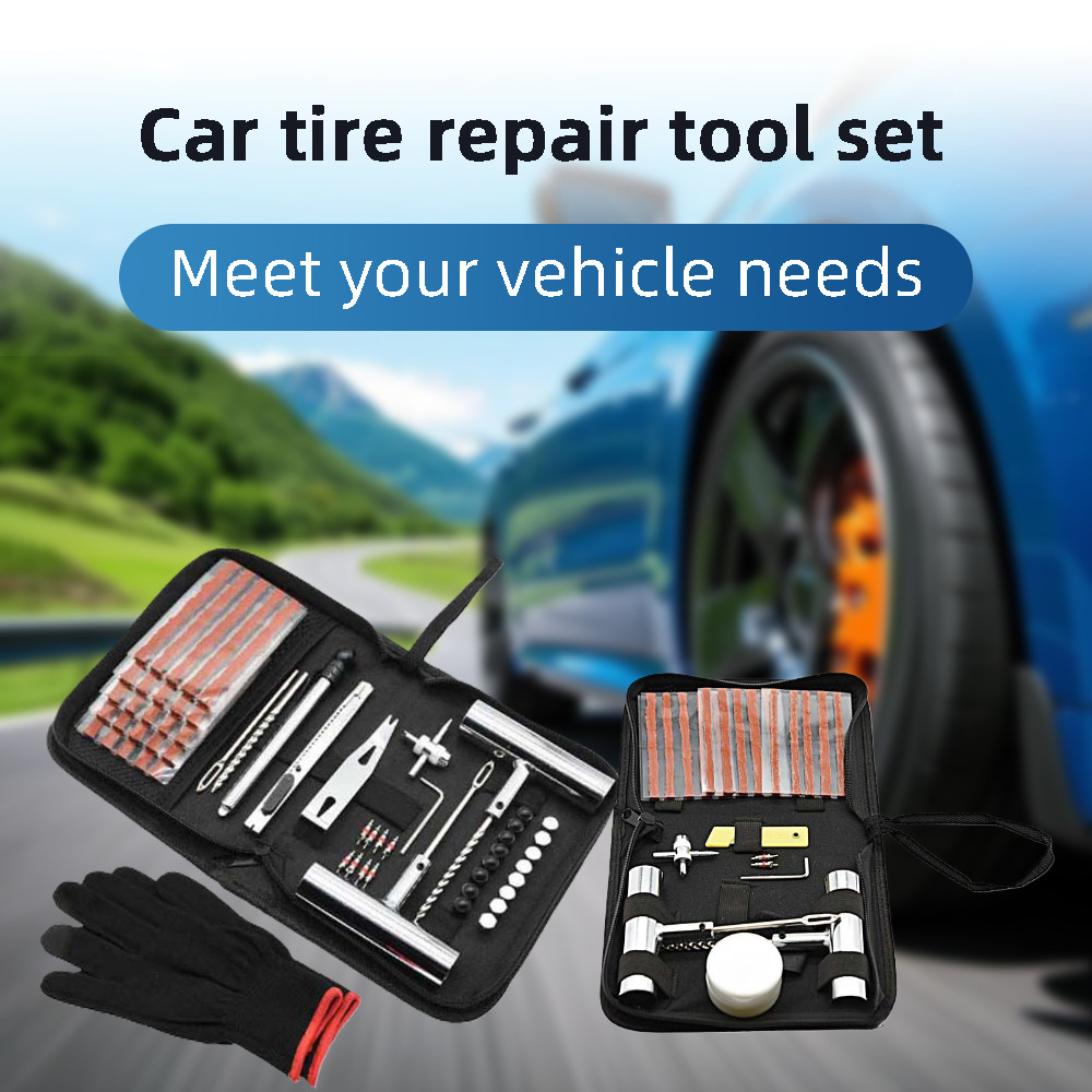 Car and motorcycle emergency tire repair tool vacuum tire universal ...