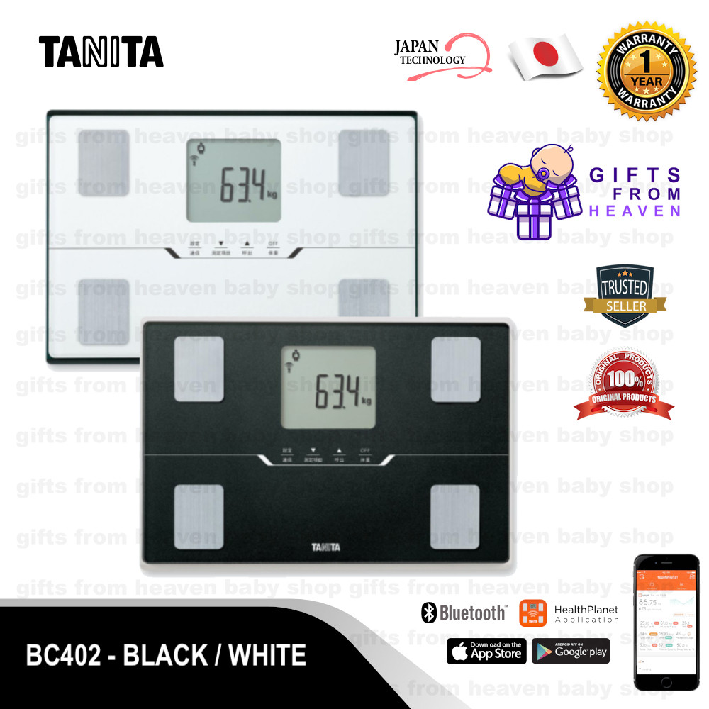 TANITA BC-402 Body Composition Monitor for Smartphones [1 year warranty] | Shopee Malaysia