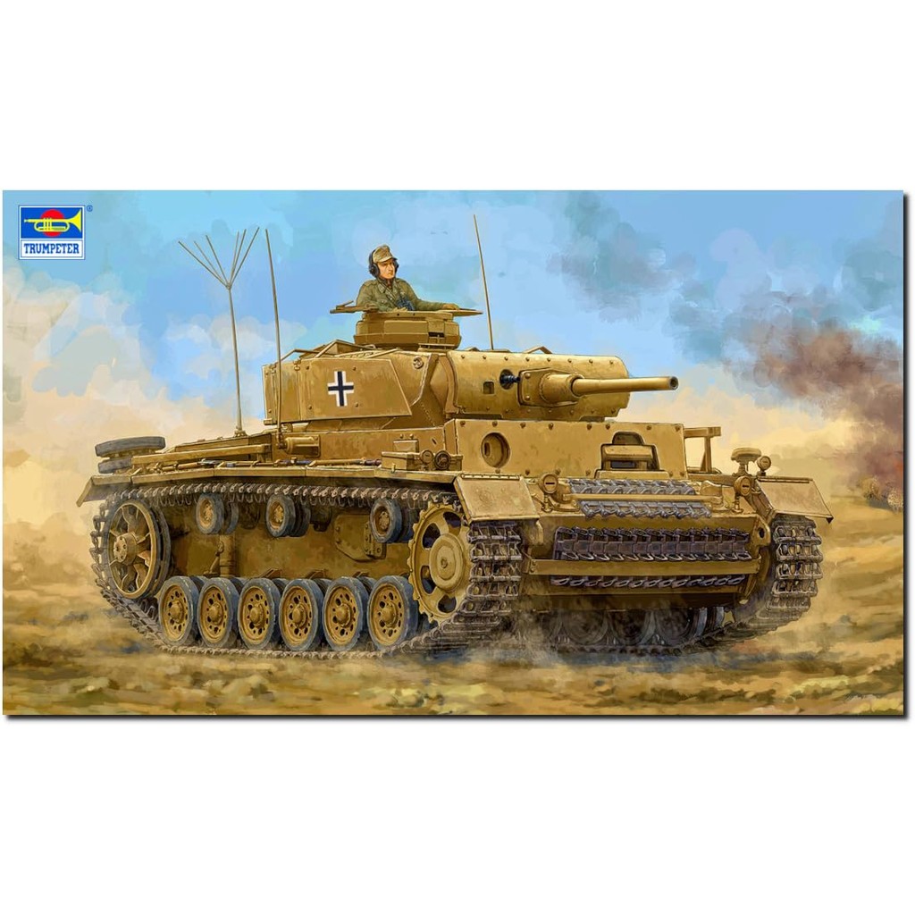 Trumpeter 1/16 German Panzer III J Model Kit 00955 (Tank) | Shopee Malaysia