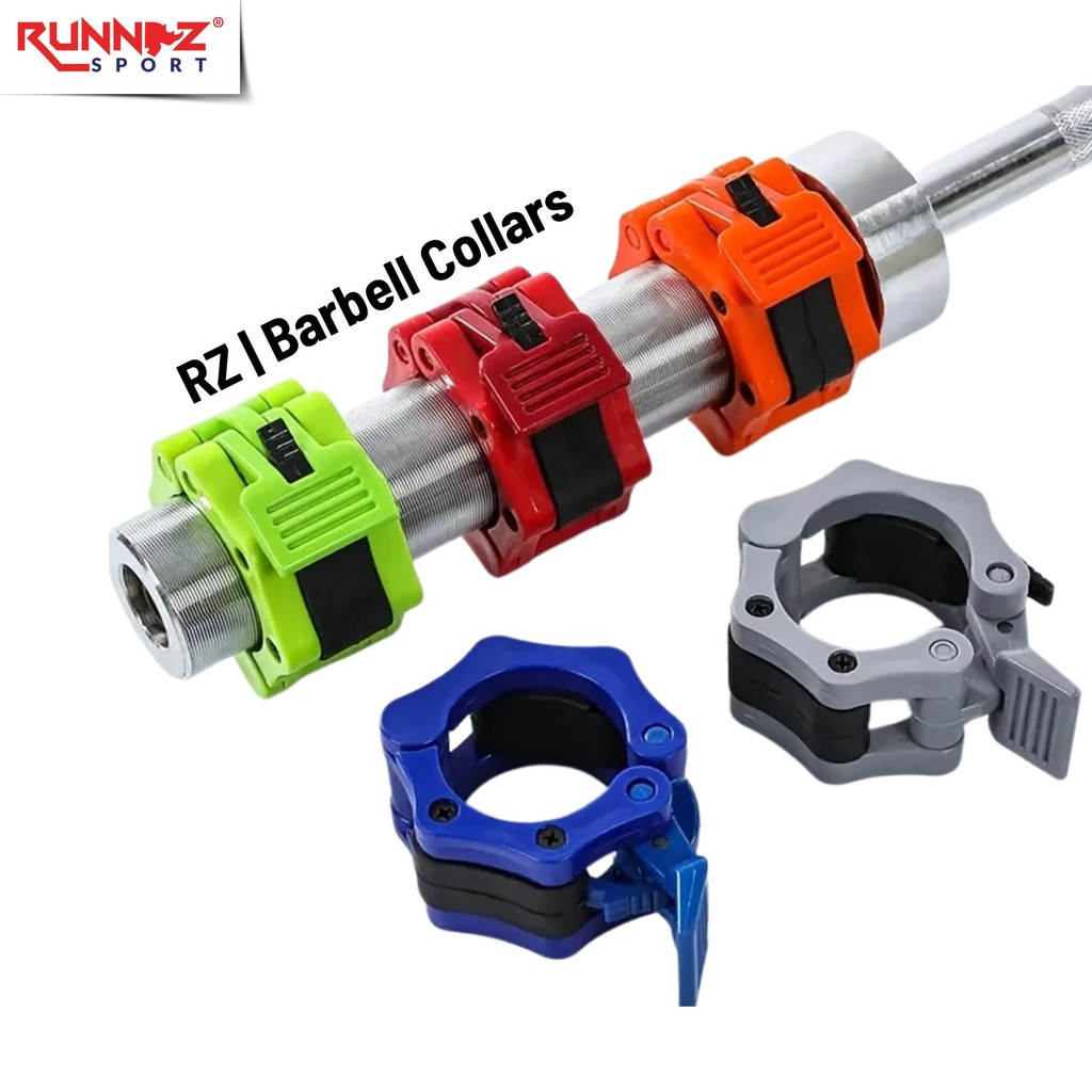 RZ | Olympic Barbell Collars 50mm – Locking Clips for Weightlifting ...