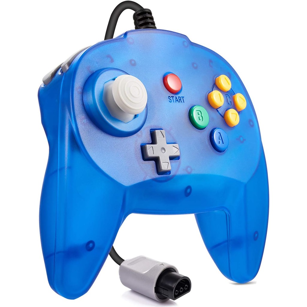 Mini Game Controller for N64 Console, Classic Retro N64 Wired 64-bit ...