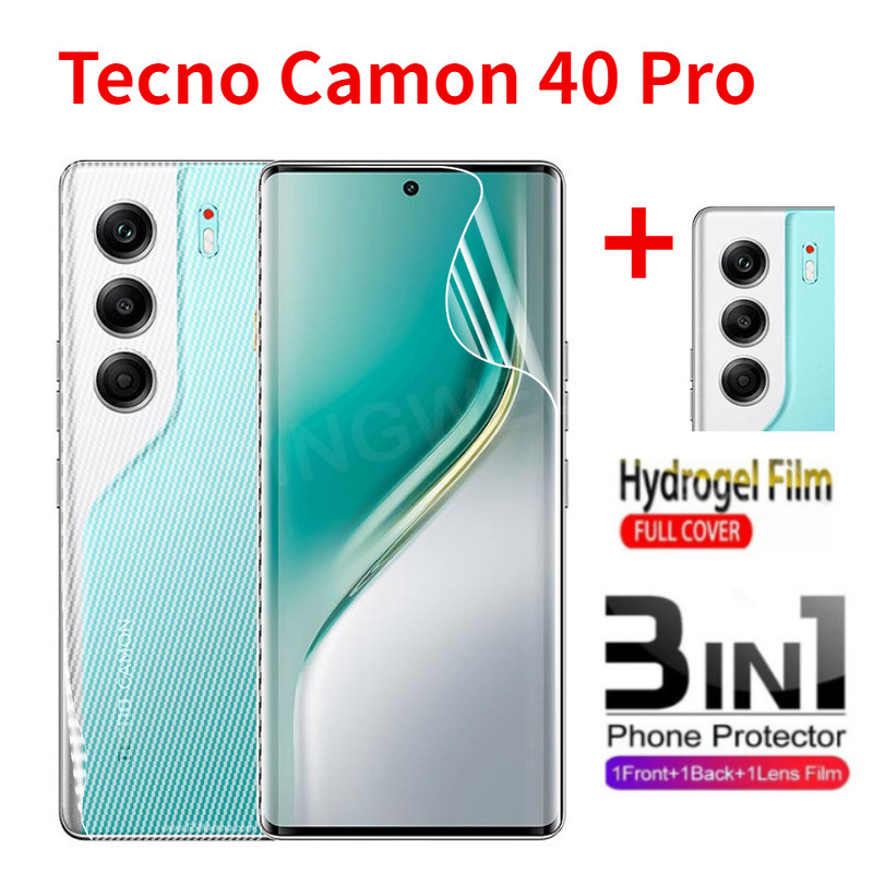 Tecno Camon 40 Pro Camon 40Pro 4G 5G 2025 Front Back Full Cover Rear ...