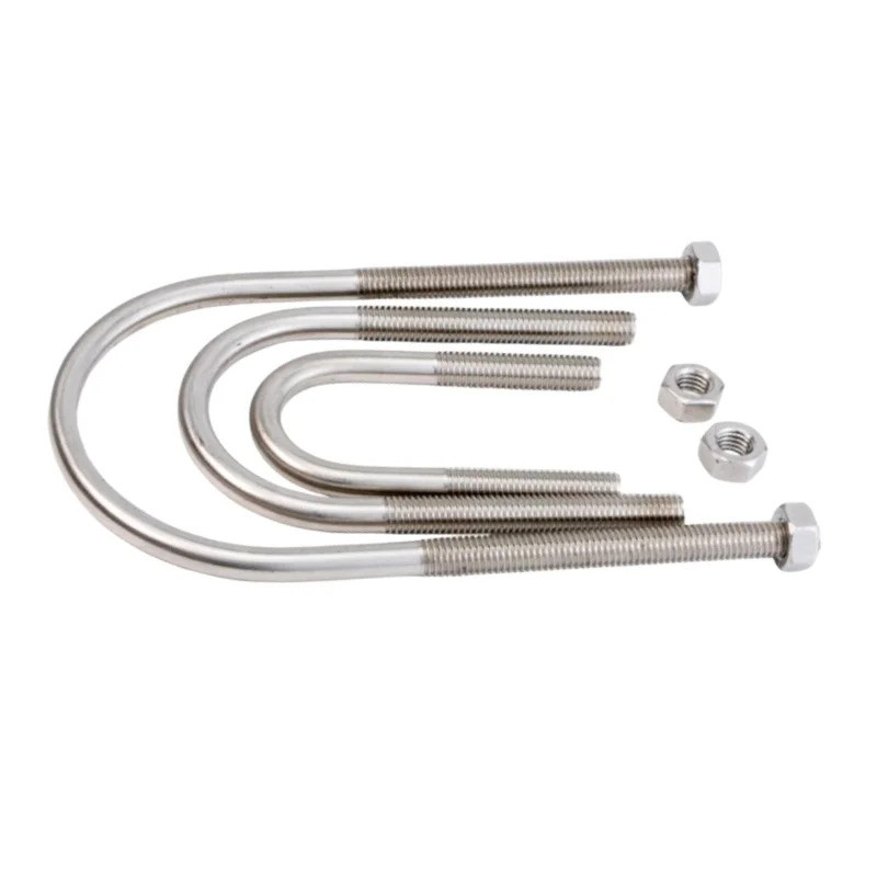 M6 M8 304 Stainless Steel U-Bolt Clamp | 12–219mm Pipe Fixing for Tube ...