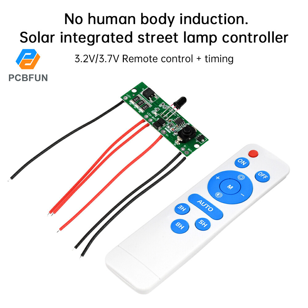 Pcbfun Integrated Solar Street Light Controller Circuit Board 3.2V/3.7V ...