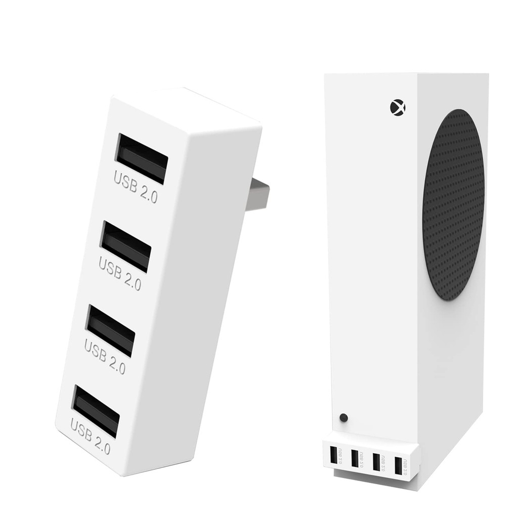 4 Ports USB Hub 2.0 for Xbox Series S, High Speed USB Hub Splitter ...