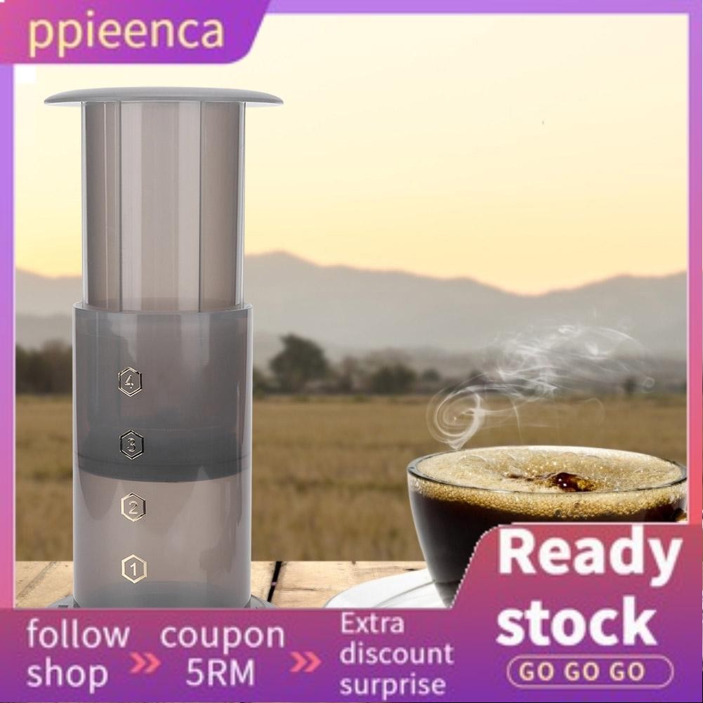 Ppieenca 240ML Plastic Coffee Maker Machine With 400pcs Filter Paper ...