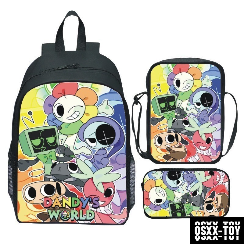Dandy's World Game Character Student Backpack Shoulder Bag Pencil Case ...