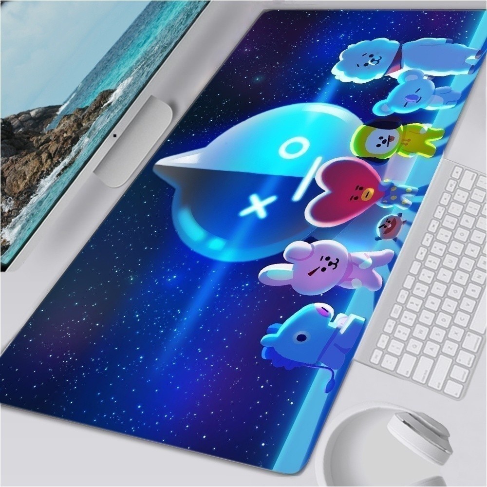 Computer Table Pads BT21 Mat Gaming Mousepad PC Gamer Cabinet Sexy ...