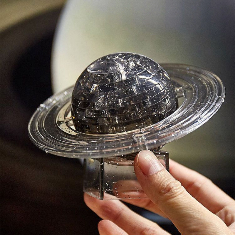 Diy 3d Vertical Building Blocks Planet Assembled Saturn Model Geography ...
