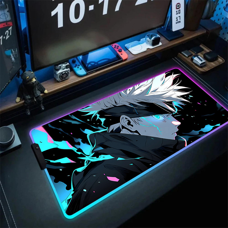 Anime Mouse Pad Mouse Mat Large Gojo Satoru Gaming Accessories Yuji ...