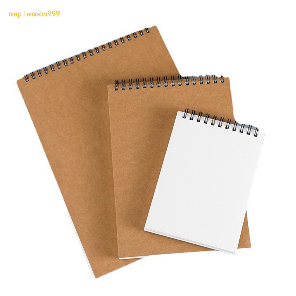 A5/A6 Professional sketchbook Thick paper Spiral notebook Art school ...