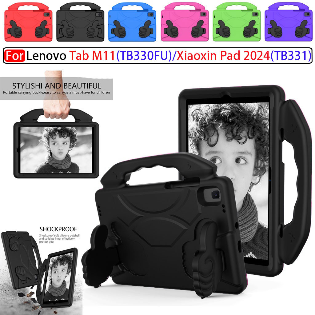 For Lenovo Tab M11 TB330FU Xiaoxin Pad 2024 TB331FC 11 inch Case EVA Kids Safe Shockproof Hand ...