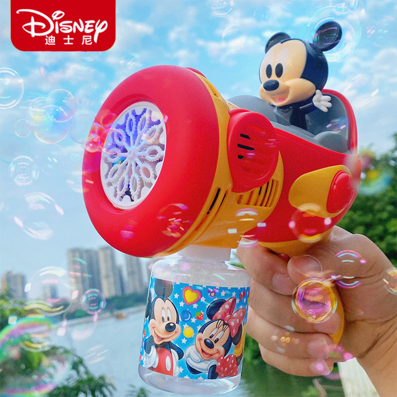 Mickey Bubble Machine Disney Children's Wedding Electric Blowing Bubble ...