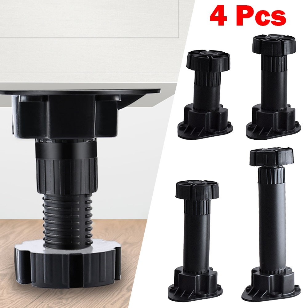 For Home Cabinet Legs Plinth Feet Adjustable Furniture Foot Base (4 ...