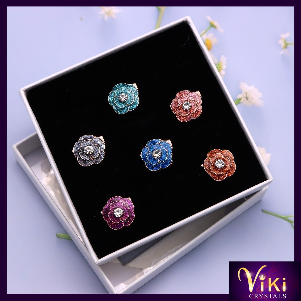 VIKI Crystal GM133 Baby Brooch Elegant Brooch Kerongsang Premium Pin ...
