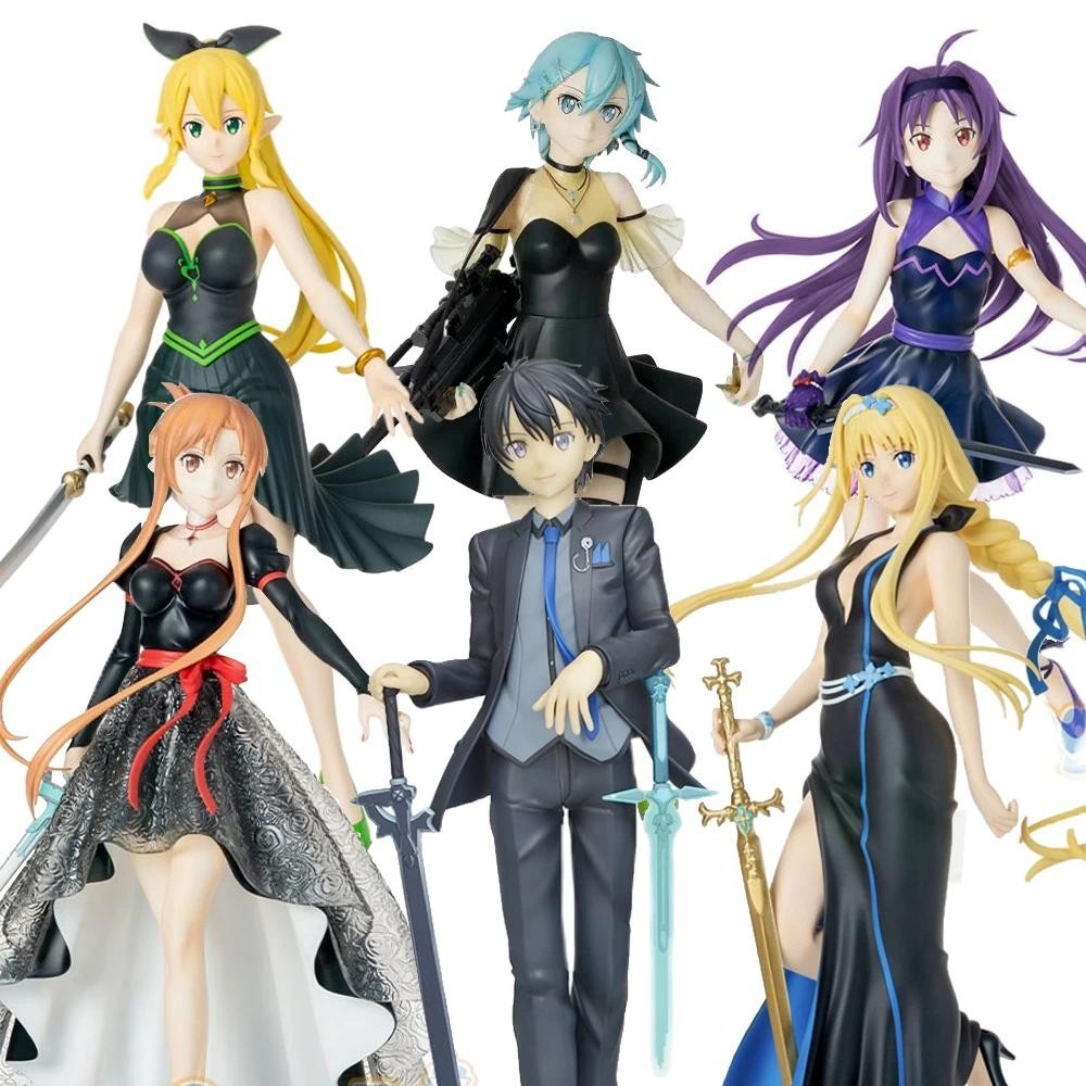 Sega LPM Sword Art Online Alicization Kirito Asuna Alice Leafa Sinon ...
