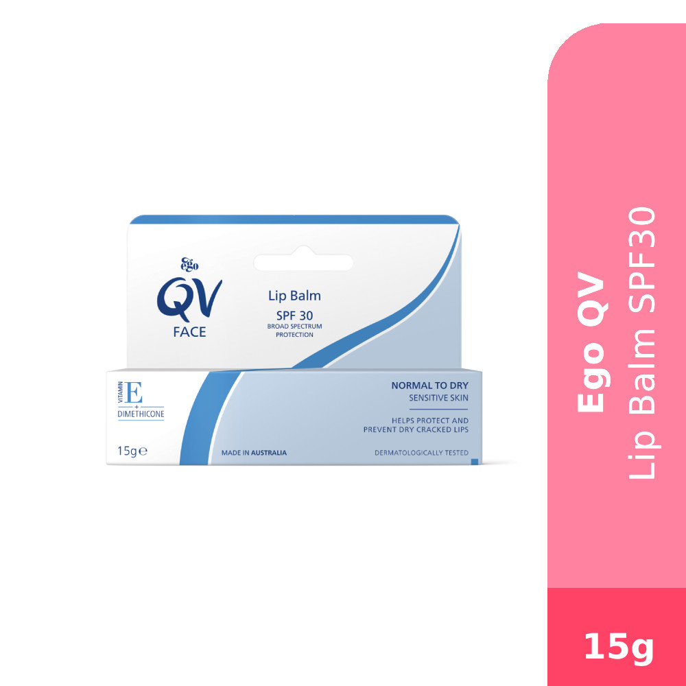 EGO QV Lip Balm 15g for Dry to Sensitive Skin VIDA Pharmacy | Shopee Malaysia