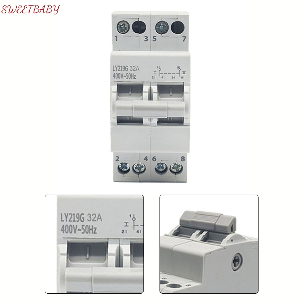 IN STOCK| 2P 32A MTS Dual Power Manual Transfer Isolation Switch ...