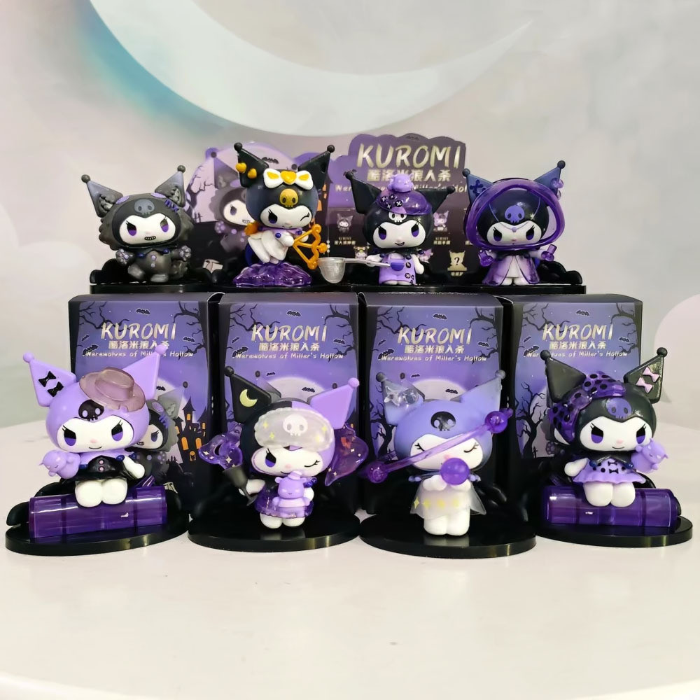 C-Werewolf Kill Series Kuromi Blind Box, Handmade Doll, Sanrio Kuromi ...