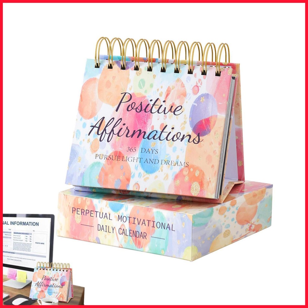 2024 Inspirational Desk Calendar Motivational Calendar with Daily ...