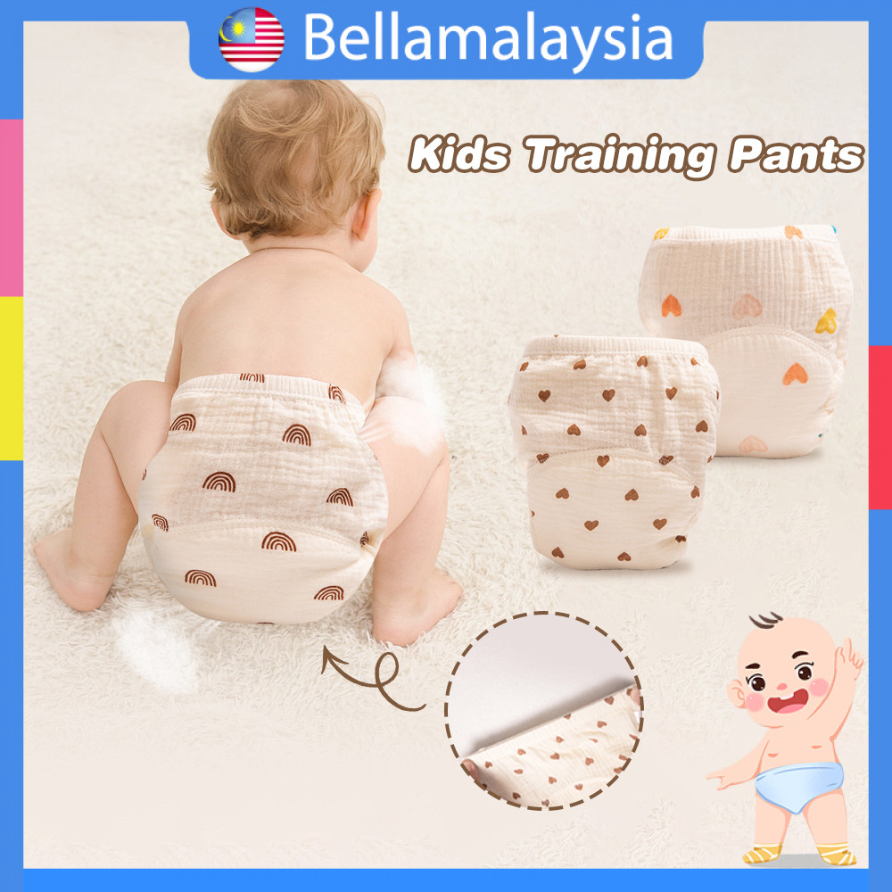 Bella 6 Layers Kids Potty Training Pants Soft Cotton Toilet Cloth ...