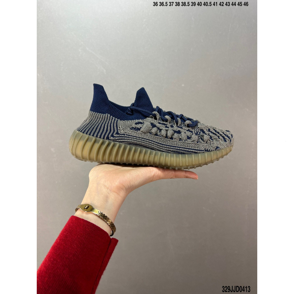 New design AD original Yeezy Boost 350 v2 cmpct "slate blue" low top ...
