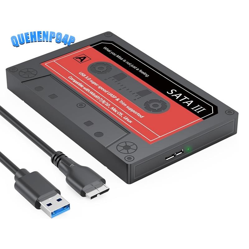 SSD Enclosure, 2.5Inch Hard Drive Enclosure SATA to USB3.0 Adapter ...