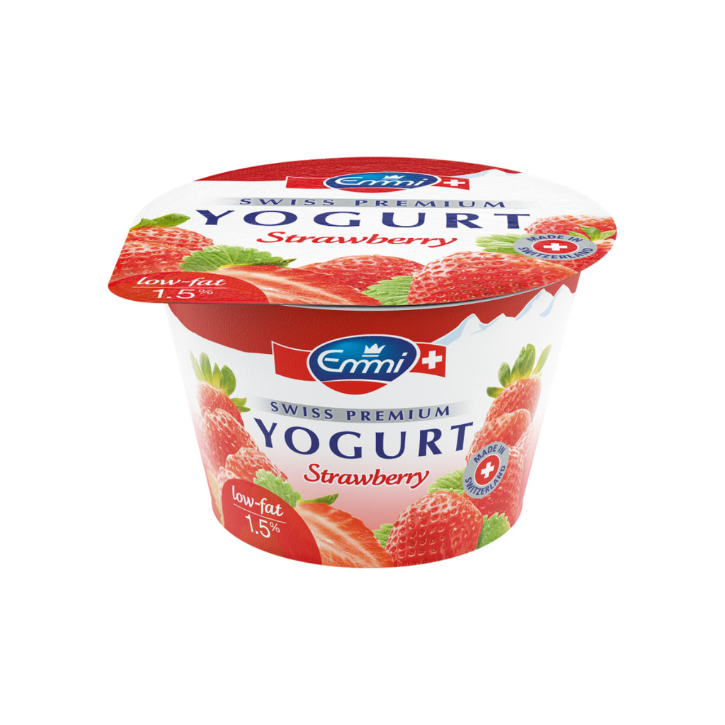 EMMI Swiss Premium Yogurt Strawberry - 100g | Shopee Malaysia
