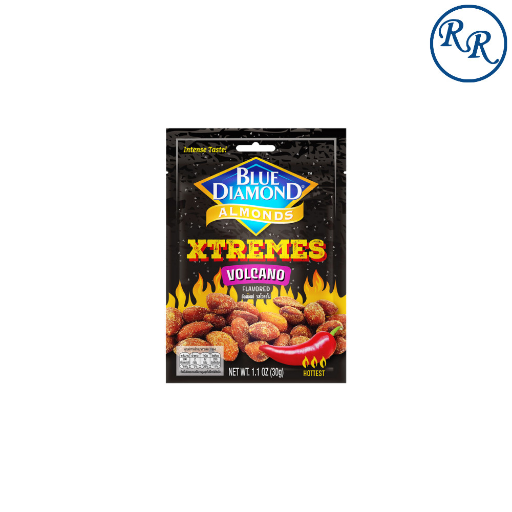 BLUE DIAMOND ALMONDS EXTREMES VOLCANO FLAVORED (HOTTEST) 30GM | Shopee ...