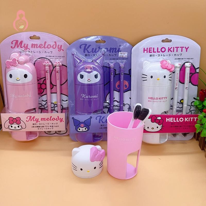 [MMBB] Portable Cartoon Creative Sanrio Toothbrush With Mouthwash Cup ...