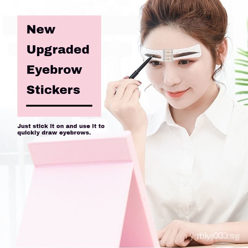In-Stock ‍One-Piece Eyebrow Stencil Thrush Gadget Beginner's Attached ...