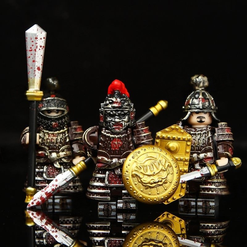 Tang Dynasty Soldier Black Gold Xuanjia Army Modao Army Armor Building ...