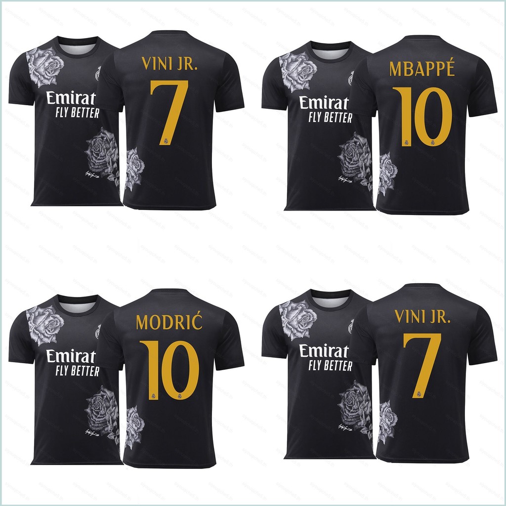 SY5 2024-2025 Y3 Co branded Vinijr Mbappe Modric Jersey Football ...