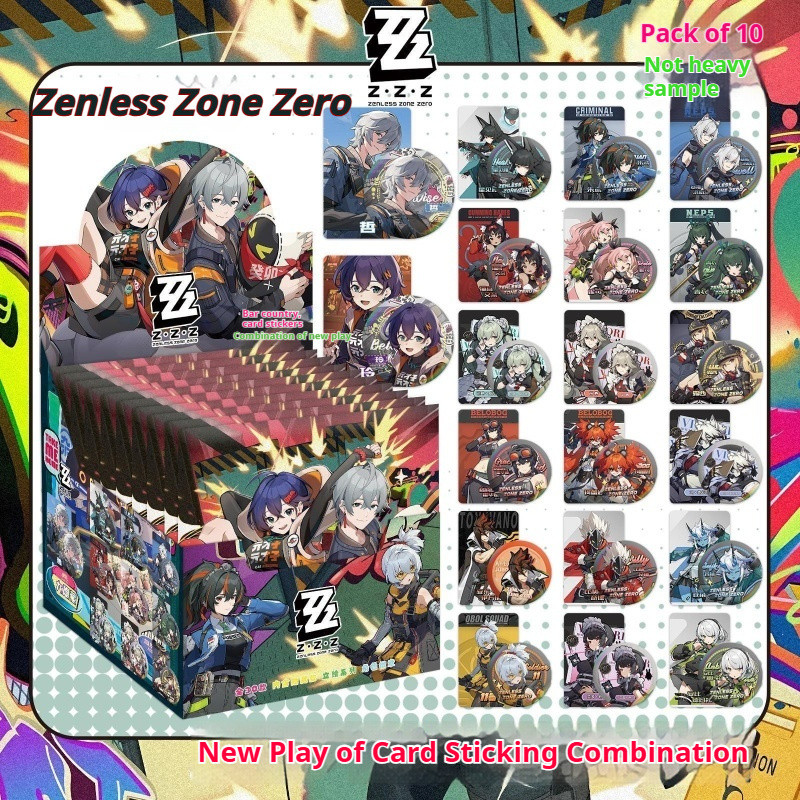 Zenless Zone Zero Blind Box 75mm Badge & Sticker Set | Unique Character ...