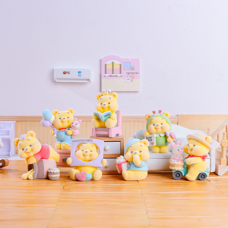 NINI Secret Realm Series 2 Flocked Light Blind Box- Kotak buta Kotak ...