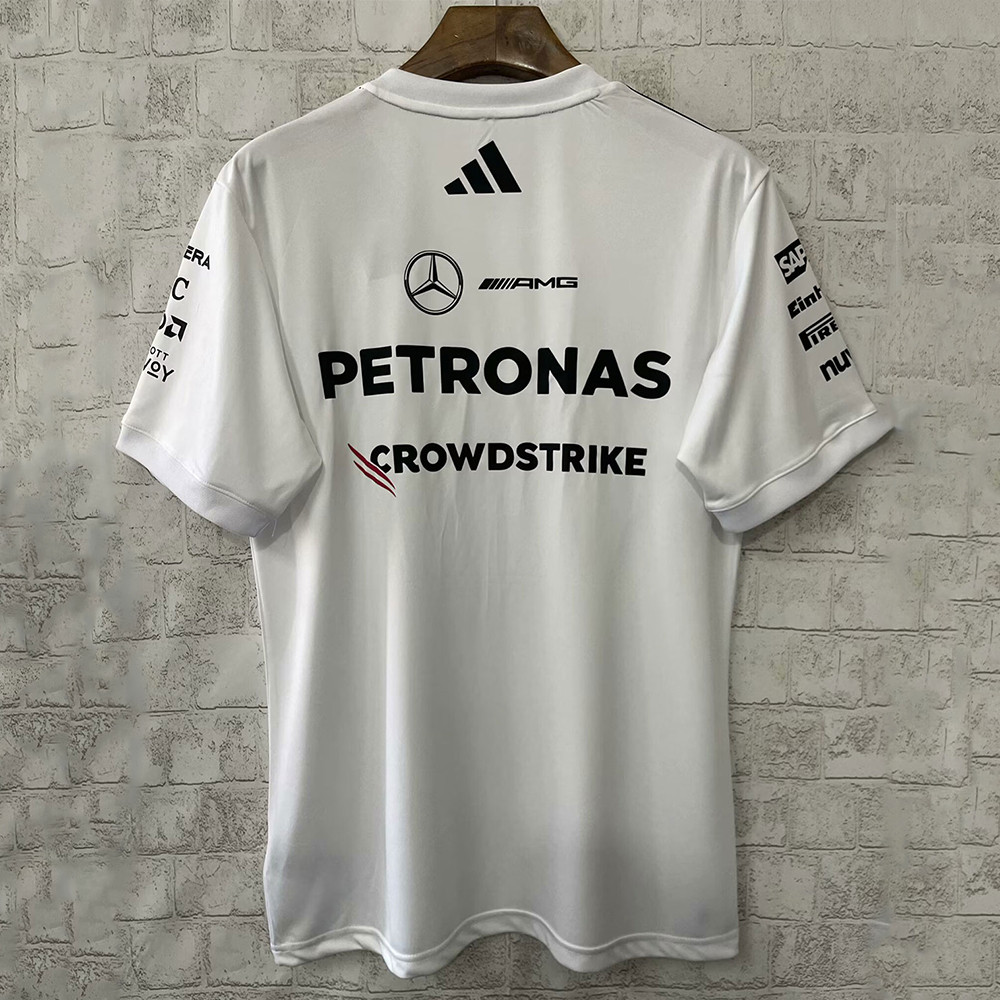 2025 Mercedes-AMG Petronas F1 Team Driver Wear - White Shirt | Shopee ...