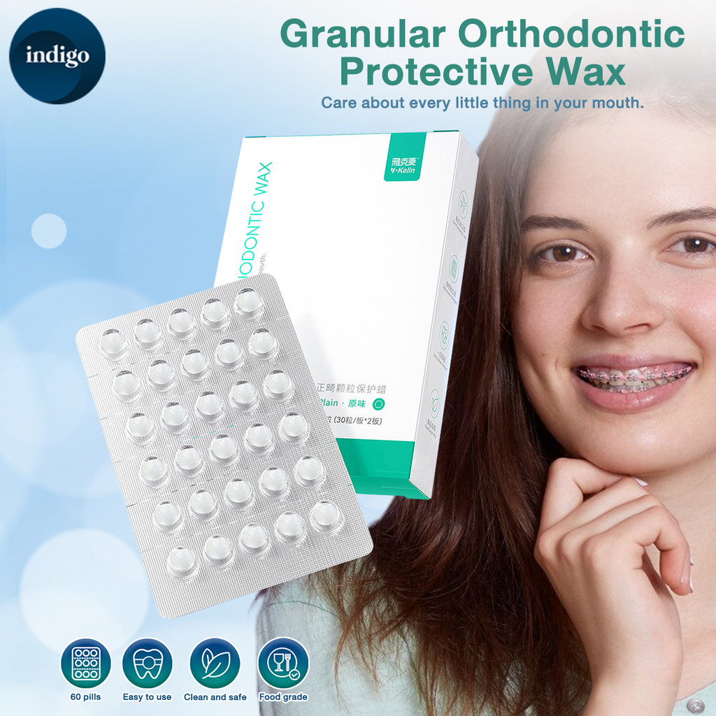 Portable Braces Protective Wax 60pcs Anti Grinding Mouth Dental Wax For ...