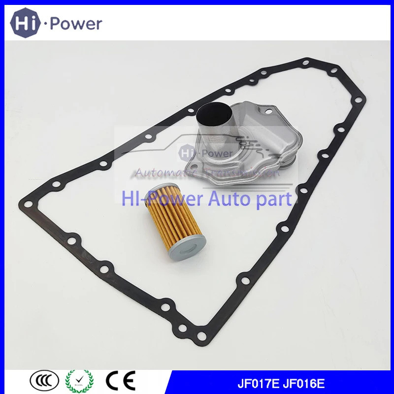 AOAUTO JF017E JF016E Auto Transmission Clutch Oil Filters W/Pan Gasket ...