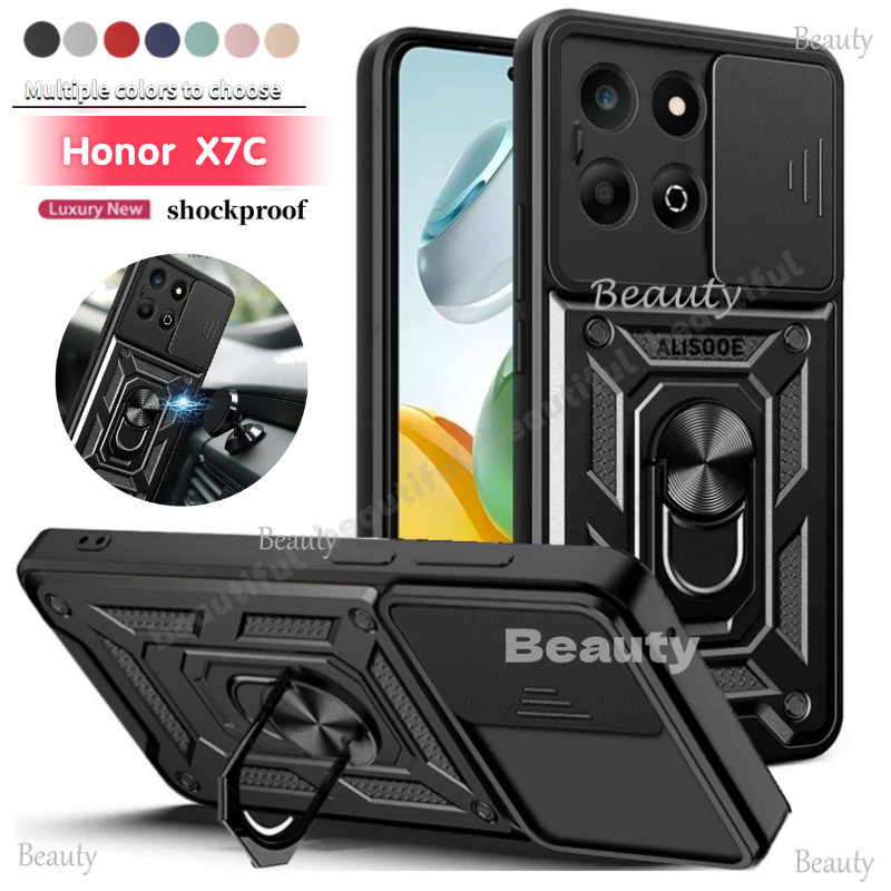 For HonorX7C 2024 Armor Casing Push Pull Camera Lens Protection ...