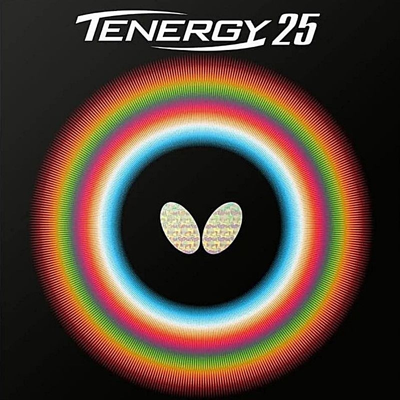 Butterfly Tenergy 25 Spin Elastic Table Tennis Rubber Getah Ping Pong Made In Japan | Shopee ...